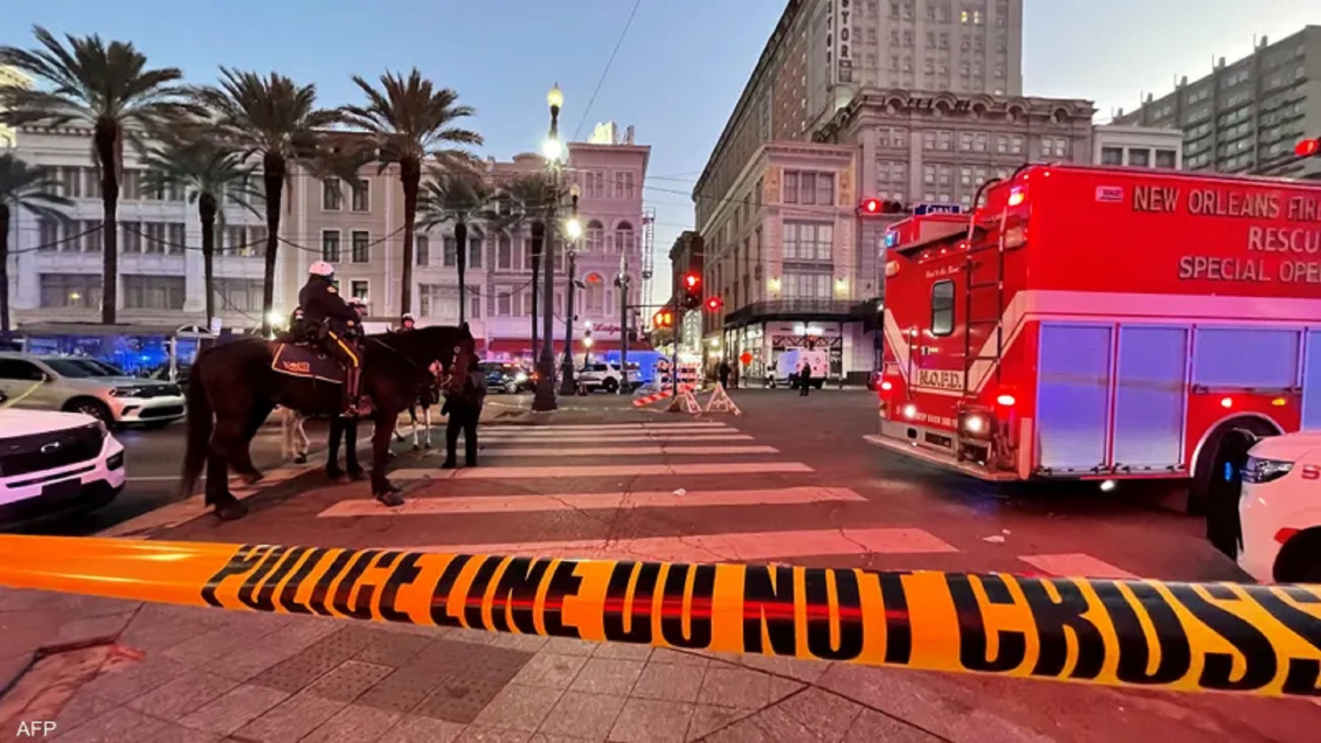 Driver Rams New Year's Revelers in New Orleans, Killing 10 | Kataeb