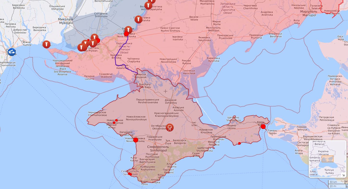 Ukraine Strikes Chonhar Bridge to Crimea, Says Russia | Kataeb
