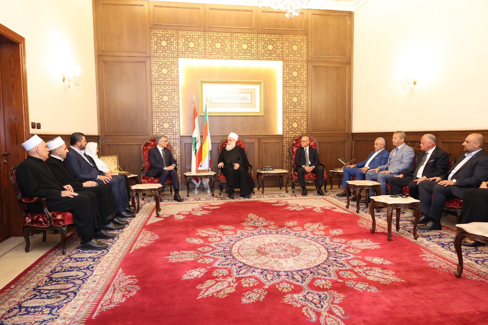 Kataeb Delegation Visits Druze Leader in Show of Solidarity Over Sweida ...