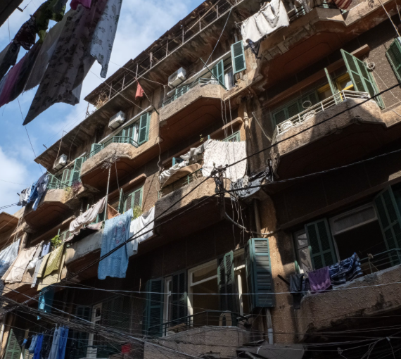 Blast-Damaged Beirut Balcony Curtains Become Artistic Symbol of ...