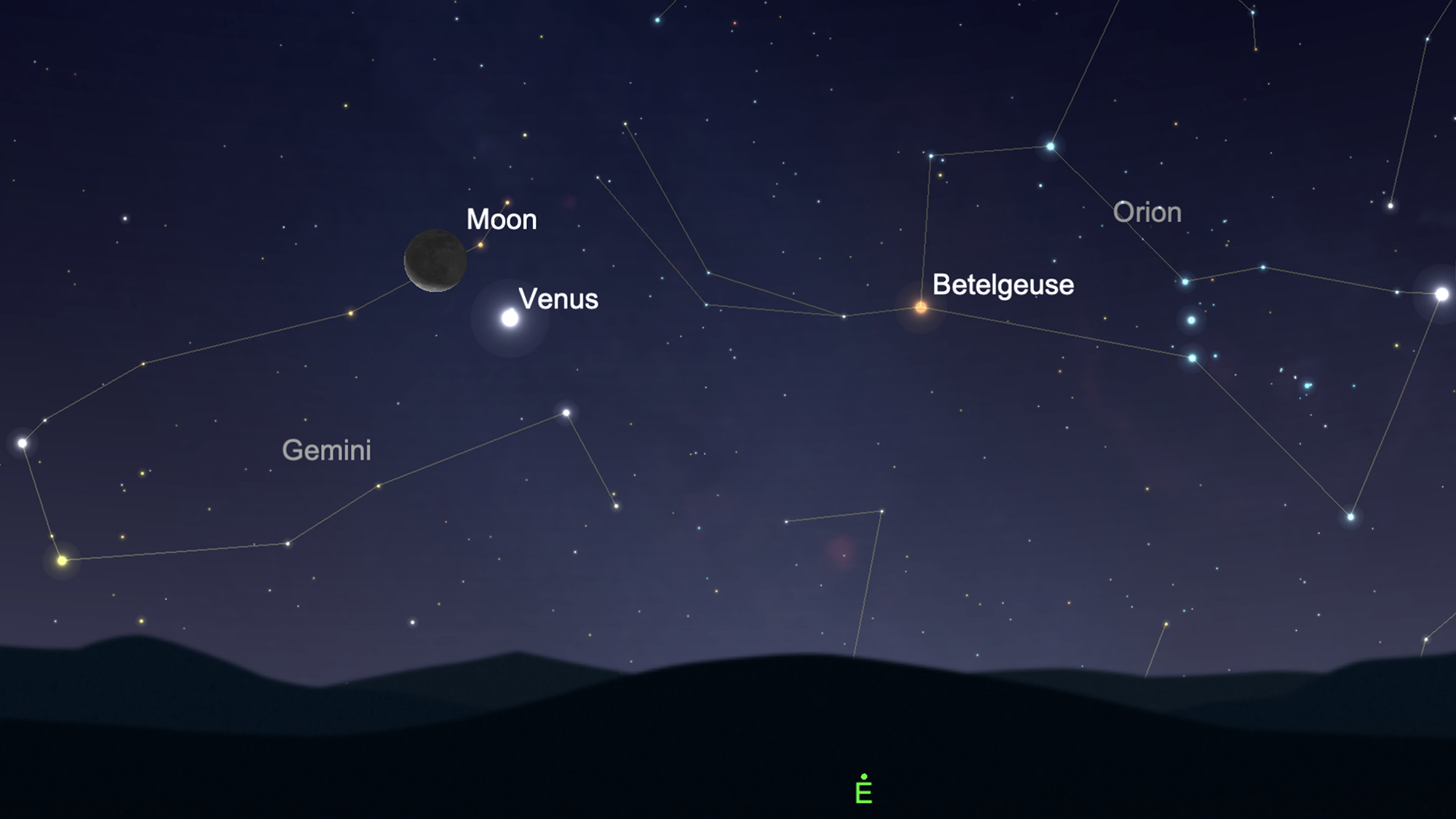 The New Moon Lets The Winter Constellations Shine Tonight Kataeb