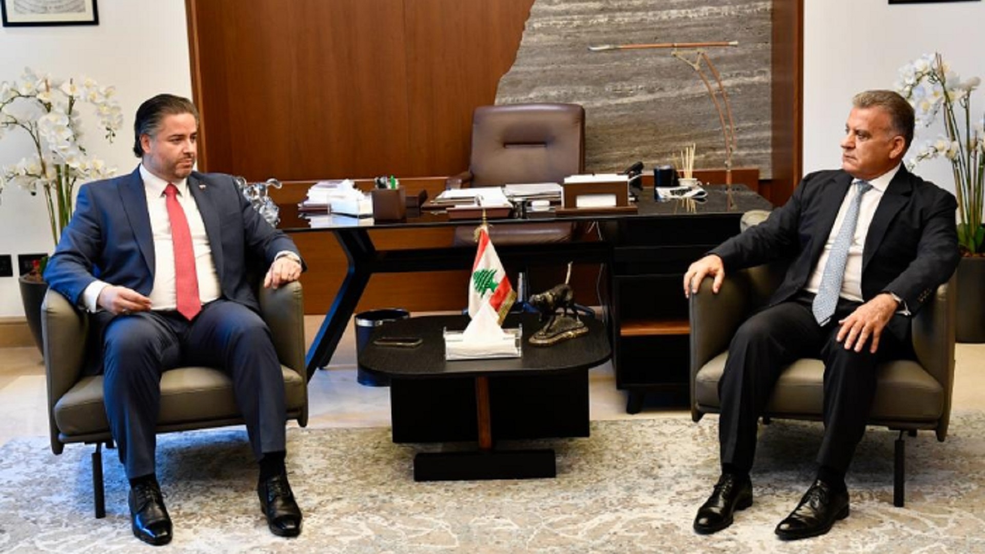 Major General Ibrahim Receives Caretaker Economy Minister | Kataeb