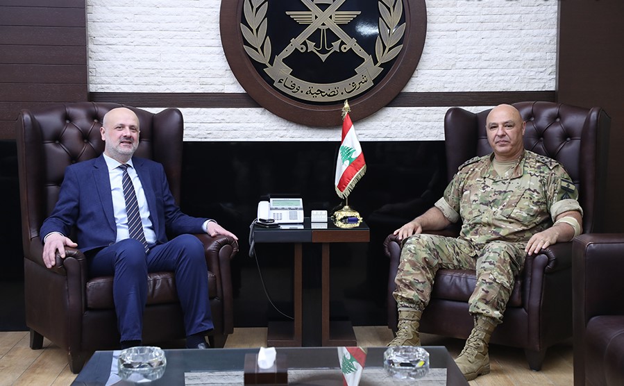 Mawlawi Meets General Joseph Aoun | Kataeb