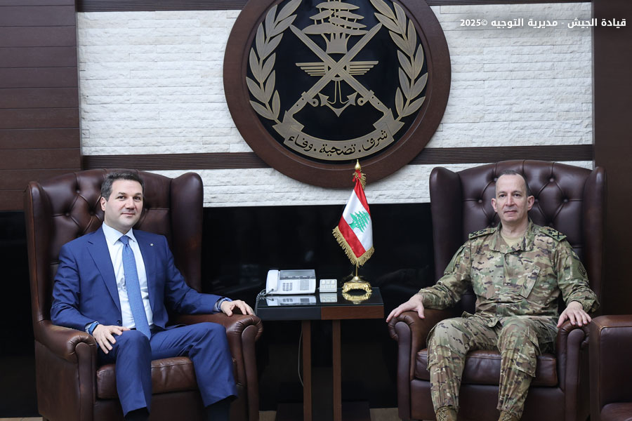 نديم الجميّل يلتقي قائد الجيش ووزير الداخلية | الكتائب