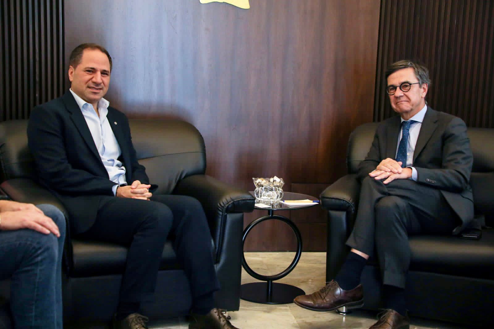 Gemayel Meets with Belgian Ambassador to Lebanon Koen Vervaeke | Kataeb
