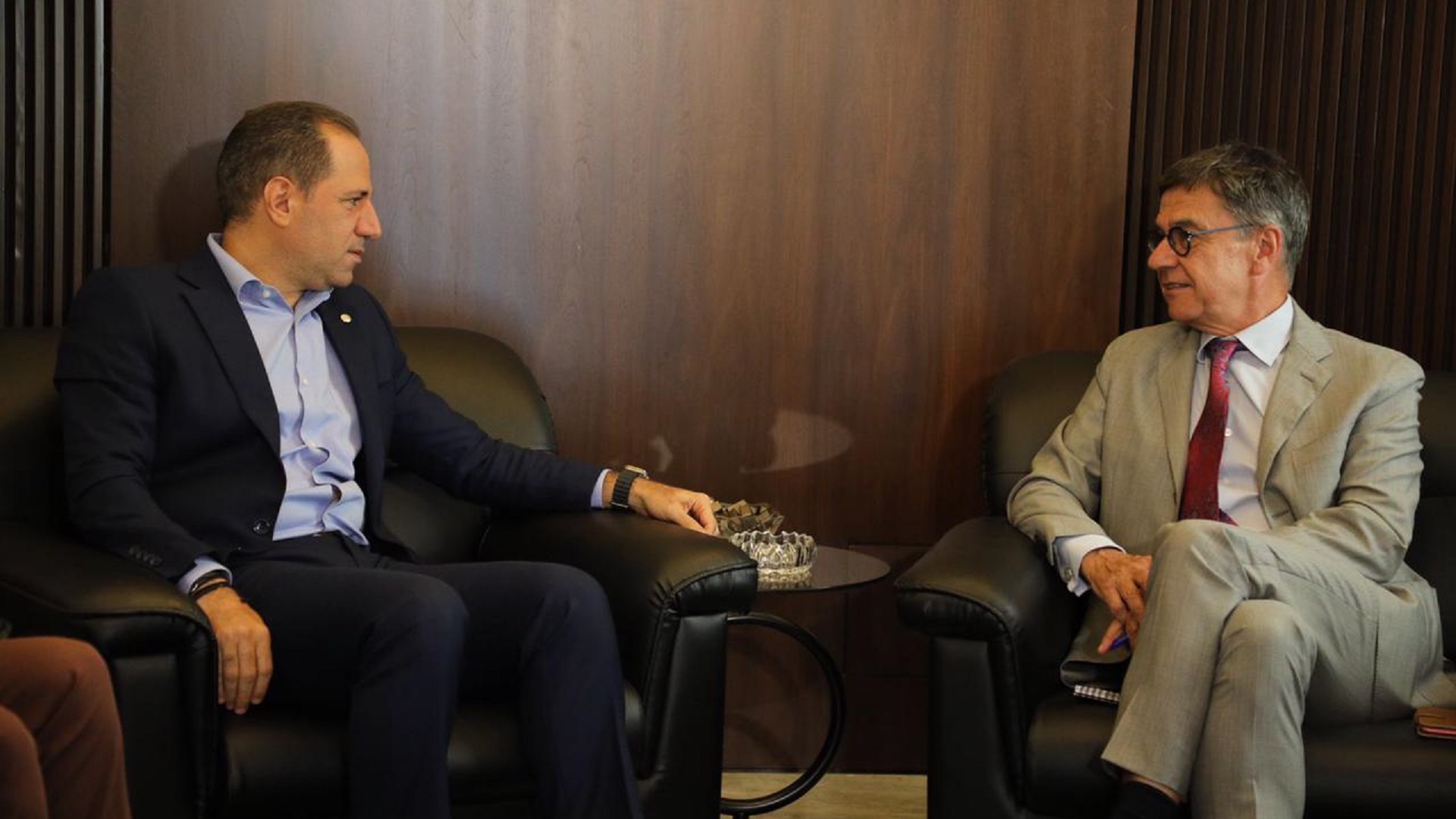 Kataeb Leader Meets Ambassadors of Belgium, Canada | Kataeb