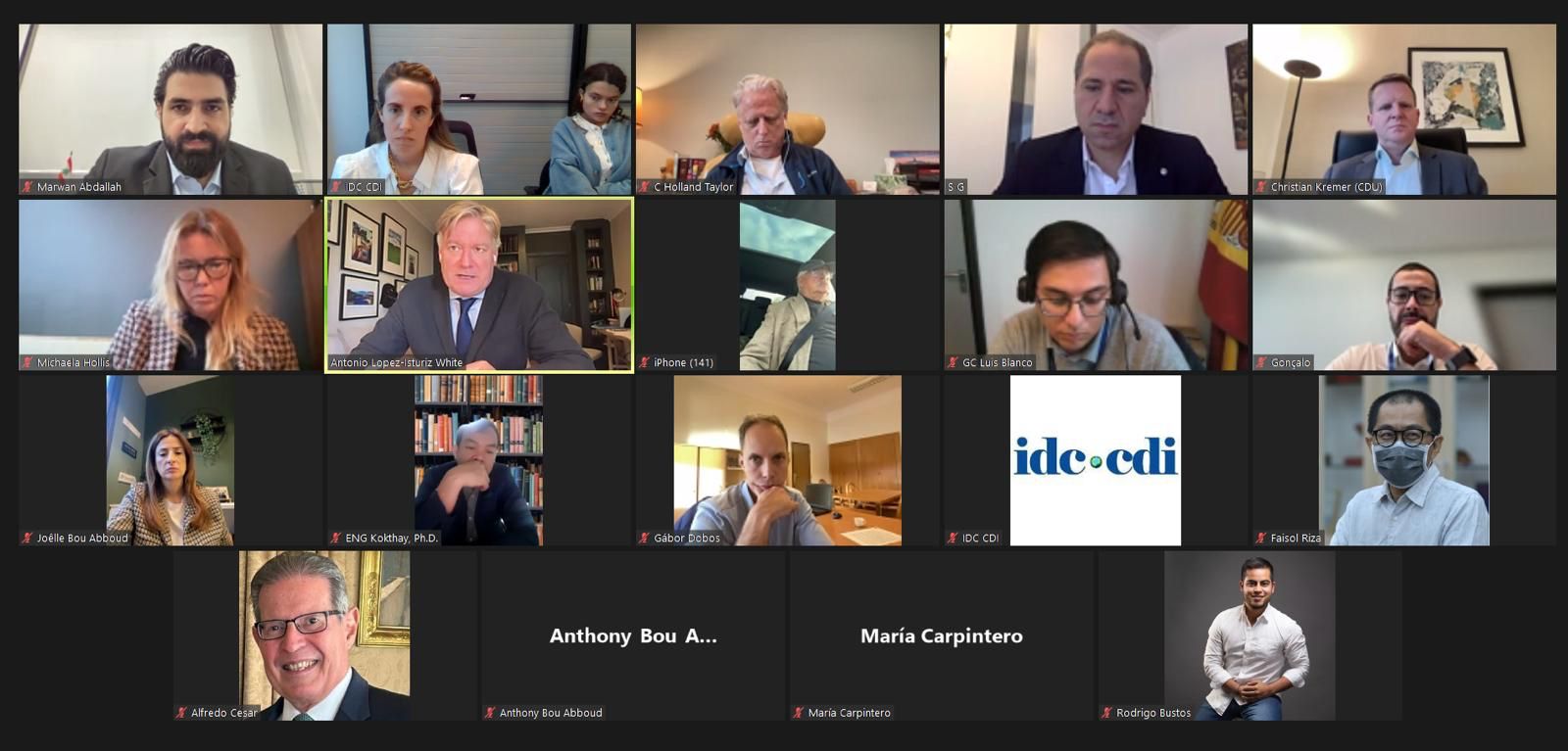 Kataeb Leader Briefs CDI-IDC Partners on the Developments in Lebanon ...