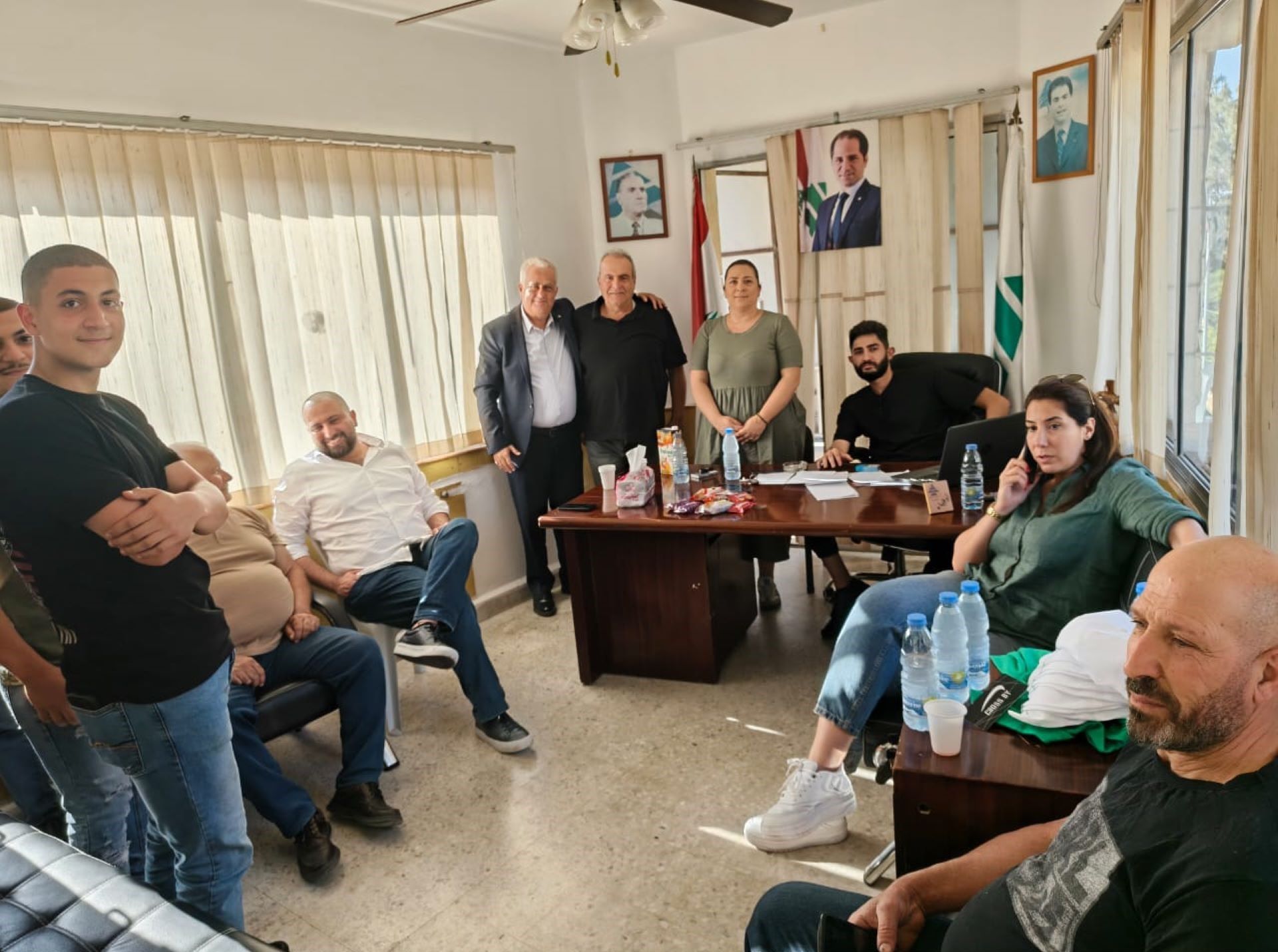 مارون عساف وريتا بولس يزوران منطقة جزين لمواكبة الانتخابات البلدية ...