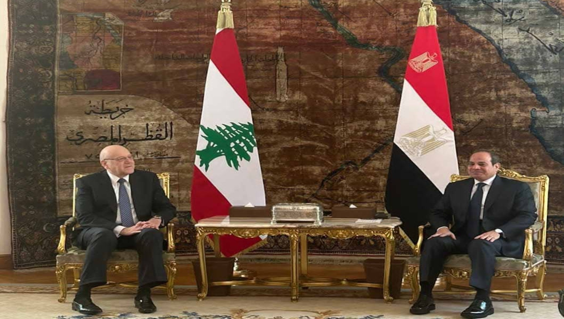 Mikati Meets Sisi in Egypt | Kataeb